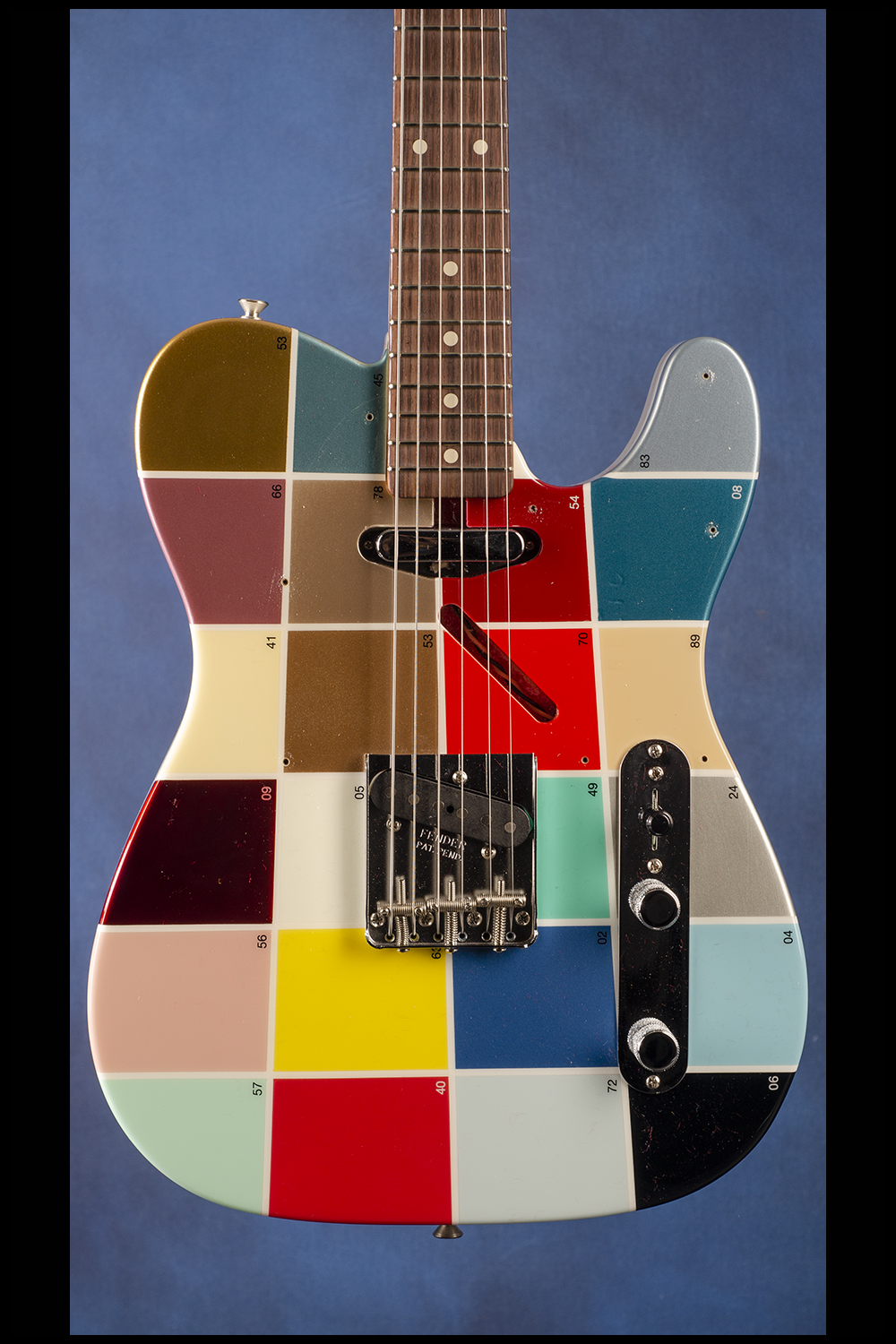 Color Chart Telecaster Guitars | Fretted Americana Inc.