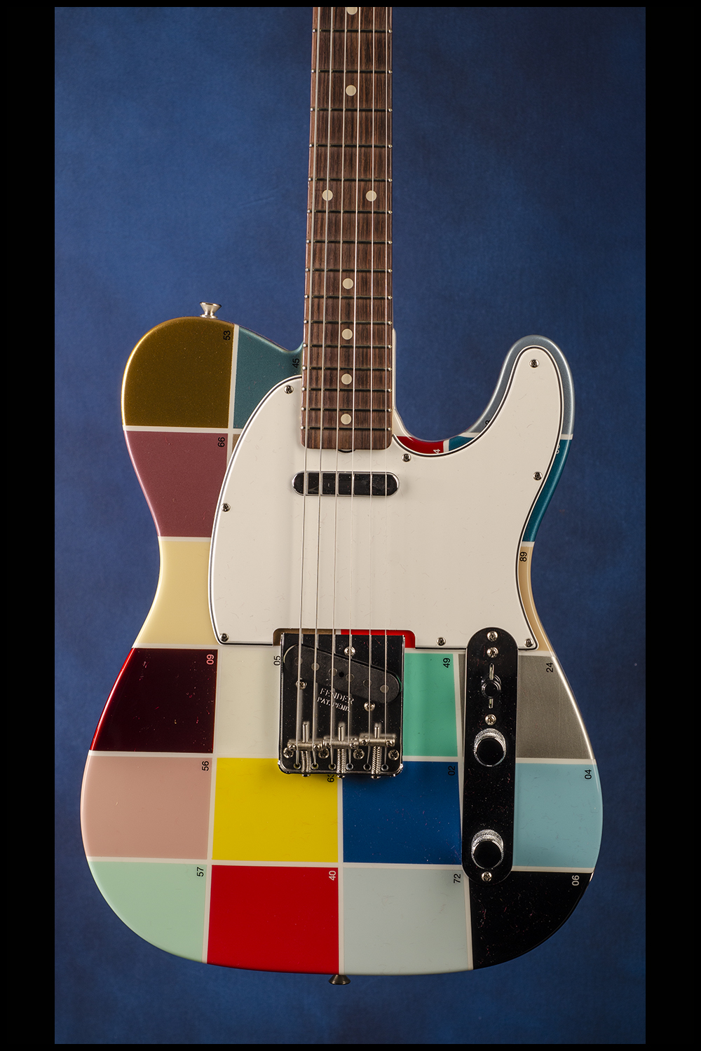 Color Chart Telecaster Guitars | Fretted Americana Inc.
